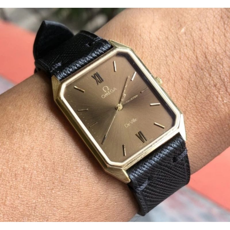 Jual omega Deville Tank Watch ORI | Shopee Indonesia