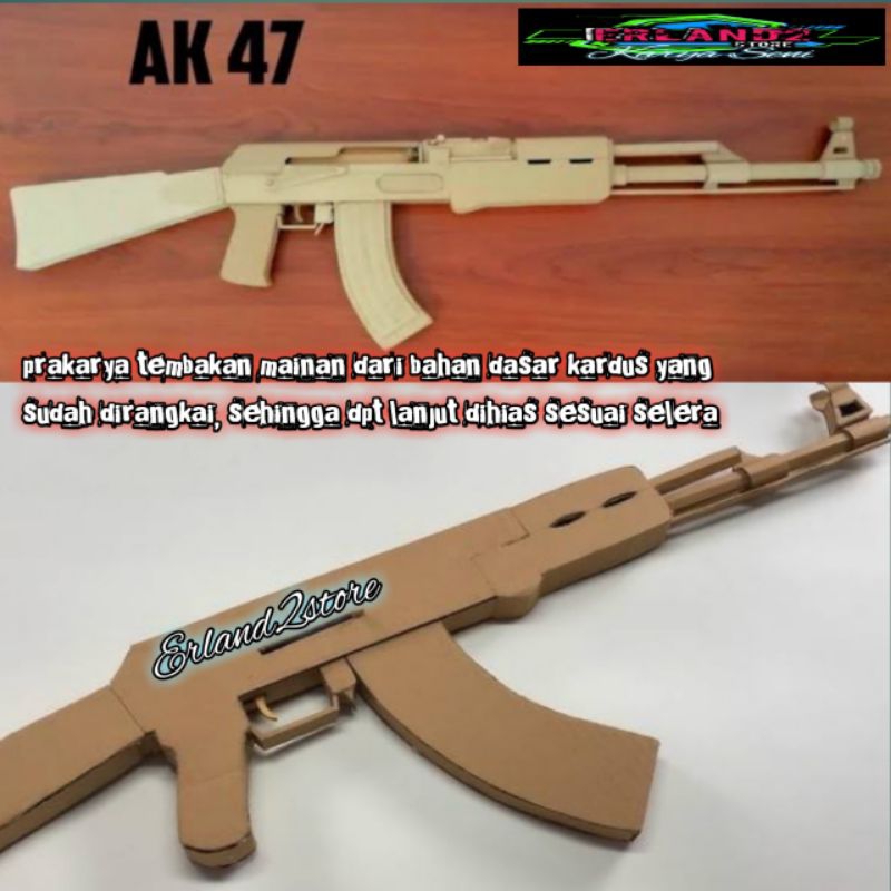 Jual Prakarya tembakan mainan dari kardus toys kerajinan tangan ...
