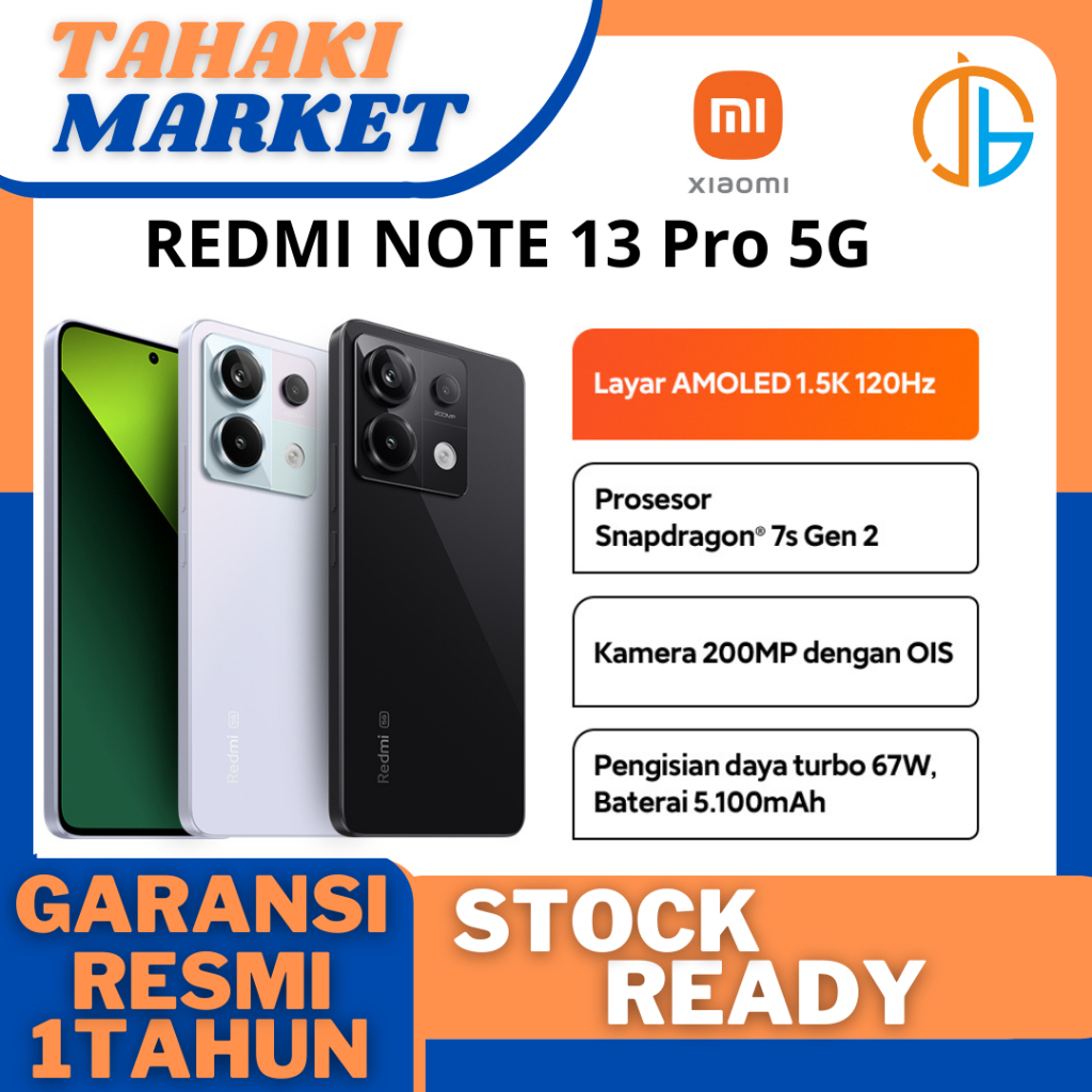 Jual Xiaomi Redmi Note 13 Pro 5G | Snapdragon® 7s Gen 2 Kamera 200 MP | Shopee Indonesia
