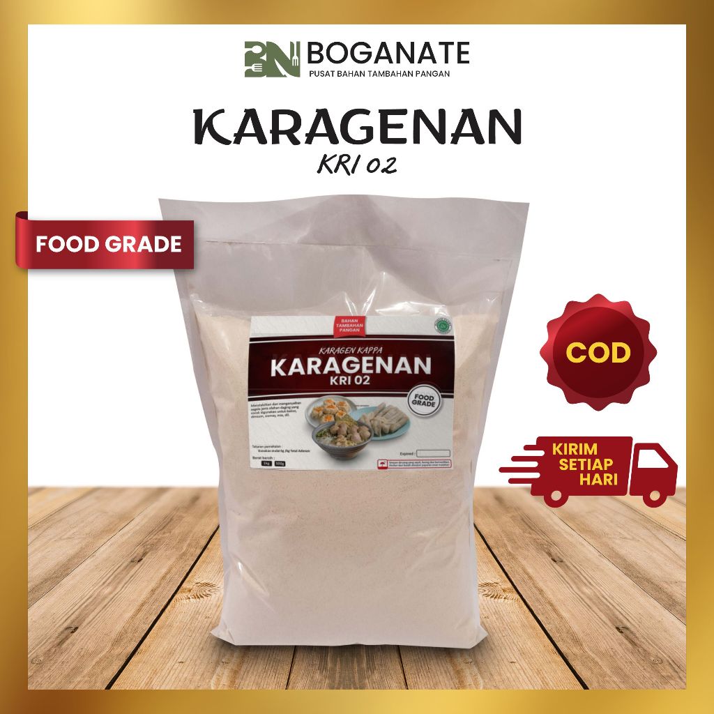 Jual Karagenan KRI02 Food Grade 500gr (Kappa | Semi Refine | Modified ...