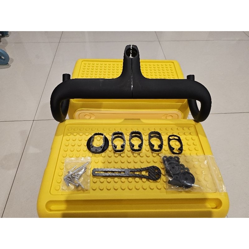 Jual Integrated Dropbar KOCEVLO Full Carbon lengkap Mounting | Shopee ...