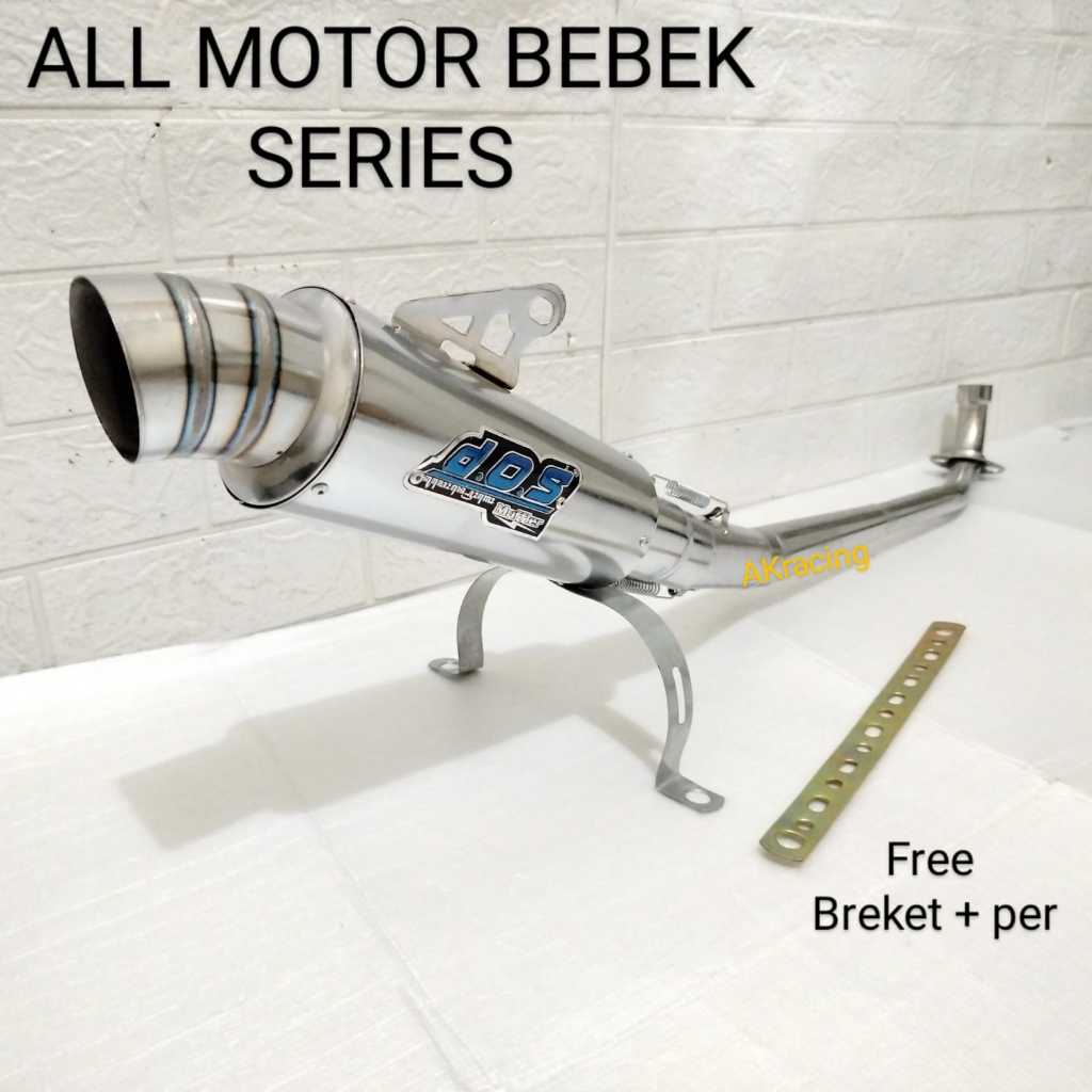 Jual Knalpot Racing DOS Suara NGEBAS Jupiter Supra Karisma Revo Blade ...