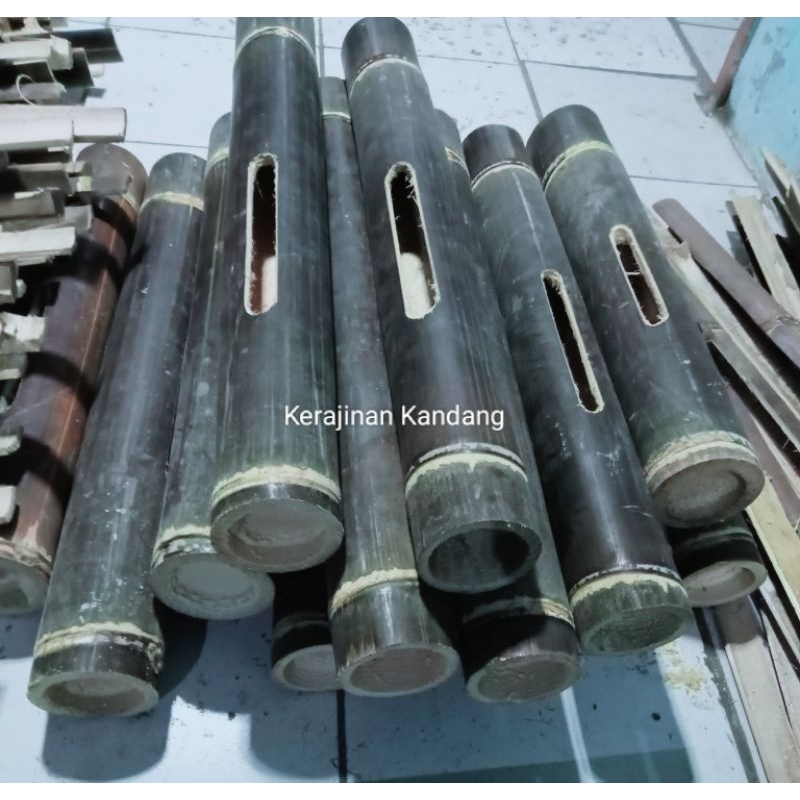Jual KENTONGAN DARI BAMBU Hitam Asli | Kentongn pos Ronda siskamling ...