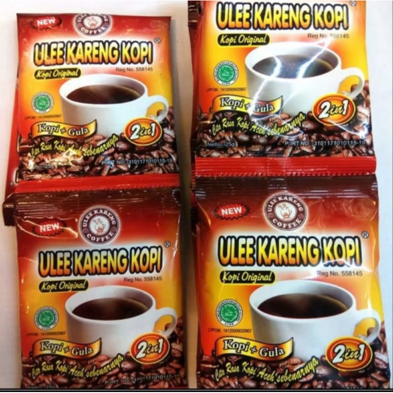 Jual Kopi Ulee kareng sachet 2 in 1 isi 25gr asli khas Aceh / Kopi ...