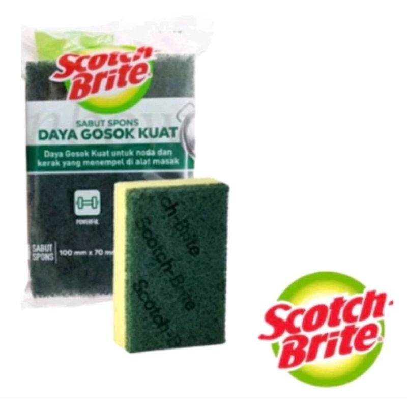 Jual 3M Scotch Brite Sabut Spon Tough Clean Dan Sabut Stainless ...