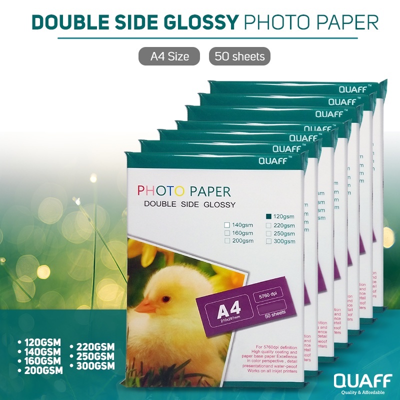 Jual Cetak Art Paper Art Paper Kertas Foto Glossy Dua Sisi Quaff Ukuran ...