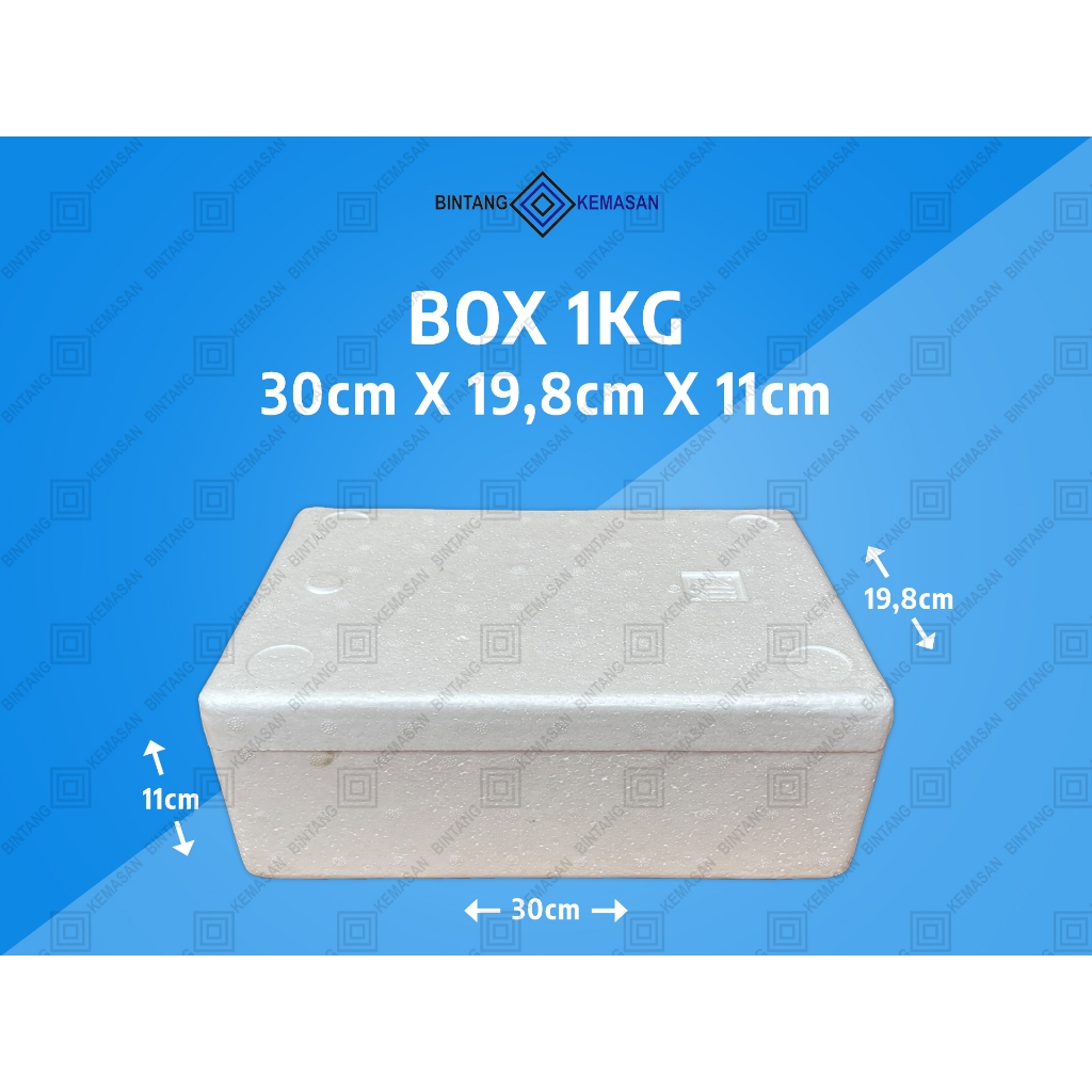 Jual Box Styrofoam Kecil Khusus Grab/Gojek/SPX Box Ikan - Box Daging ...