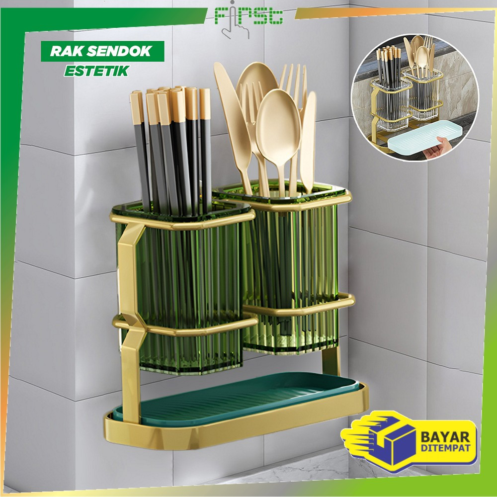 Jual FH-C996 Tempat Sendok Garpu Sumpit Dinding Minimalis dengan ...