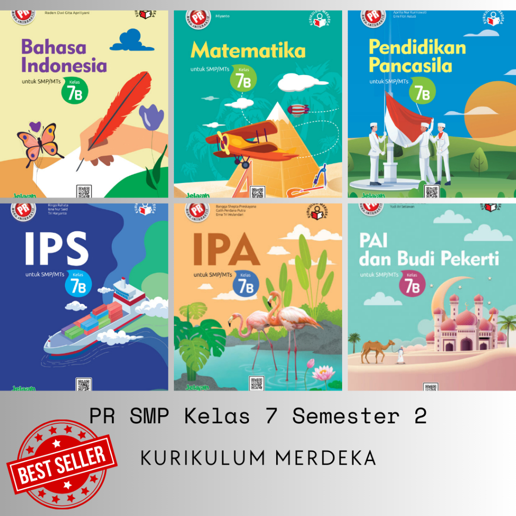 Jual Buku LKS/PR Interaktif SMP Kelas 7/VII Semester 2 Kurikulum Merdeka Intan Pariwara Edisi ...