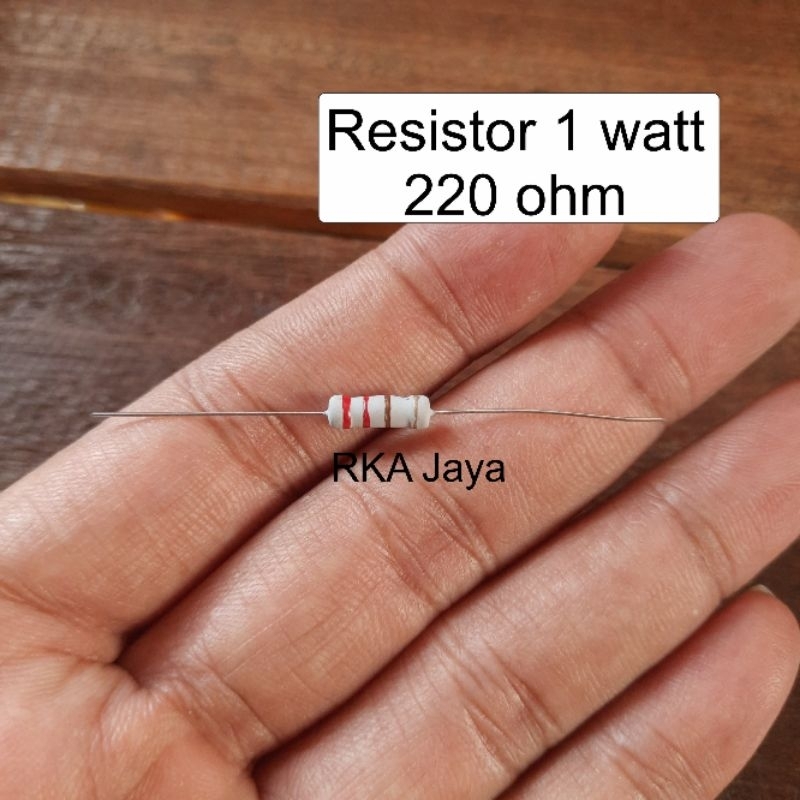 Jual Resistor 1 Watt 220 Ohm | Shopee Indonesia