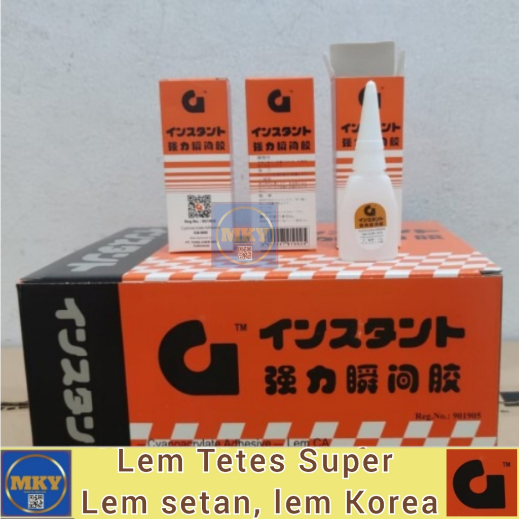 Jual Lem Korea, lem tetes Super serbaguna, super glue , lem setan, lem ...