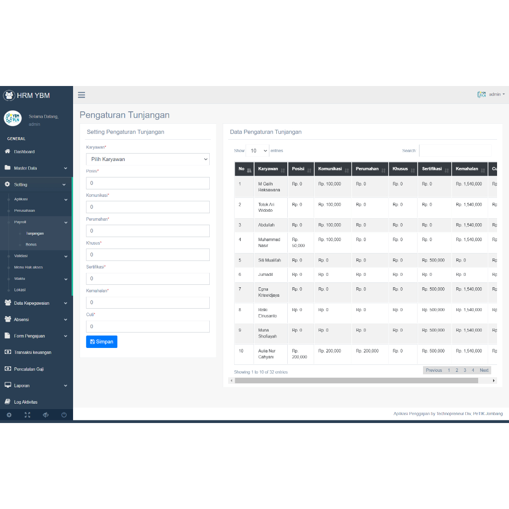 Jual Aplikasi HRD Karyawan Berbasis Web Lengkap | Shopee Indonesia