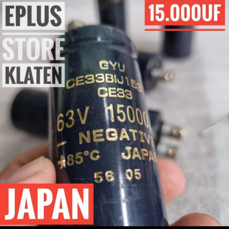 Jual ELKO 15.000UF 63V JAPAN ORIGINAL KAPASITOR ELCO 15000UF 15000U C110 | Shopee Indonesia