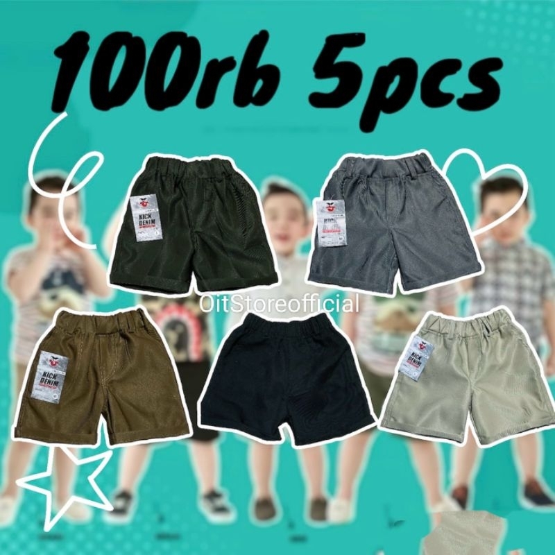 Jual Paket Hemat 100rb Dapat 5 Celana Pendek Anak Beda Warna | Shopee ... Jual Paket Hemat 100rb Dapat 5 Celana Pendek Anak Beda Warna | Shopee ...