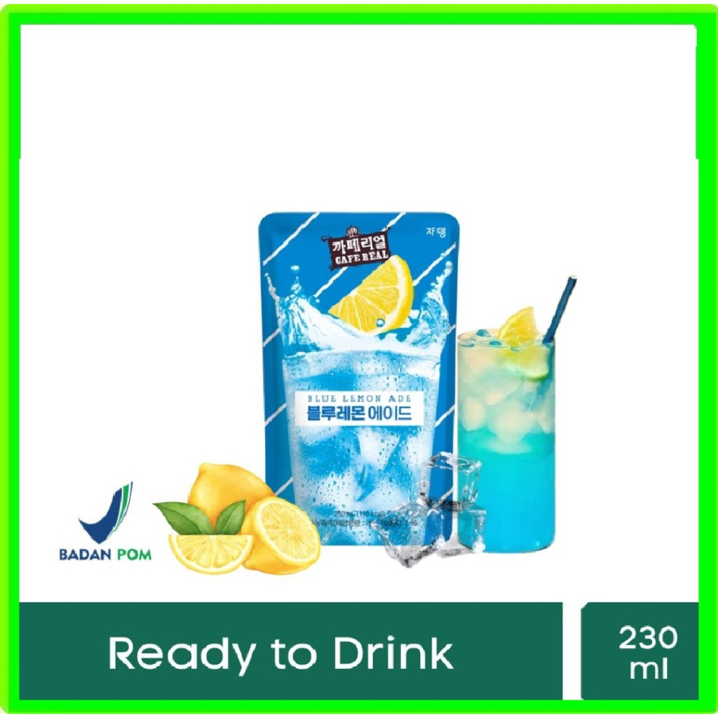 Jual Jardin Pouch Blue Lemonade Minuman khas Korea rasa Lemon | Shopee ...