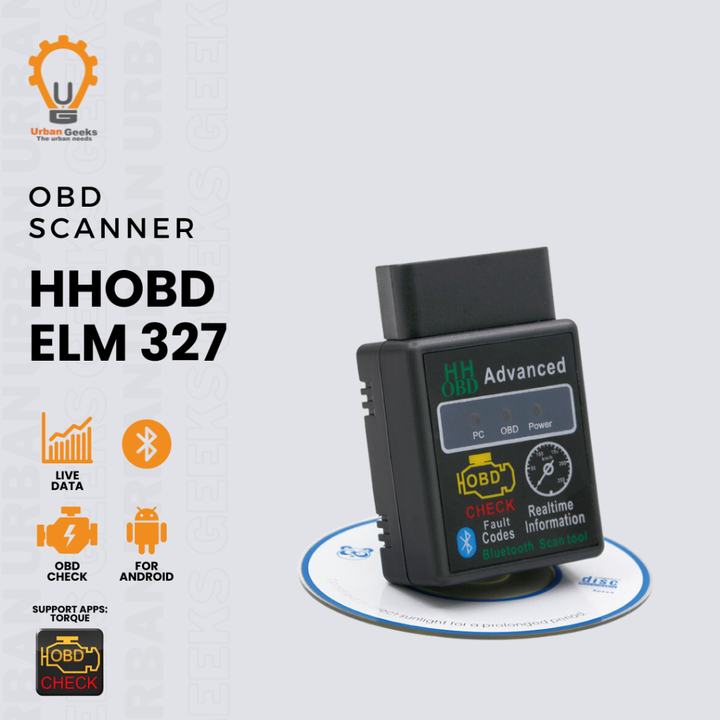 Jual ELM327 Mini Bluetooth HH OBD Advanced OBDII OBD2 Car Diagnosis ...