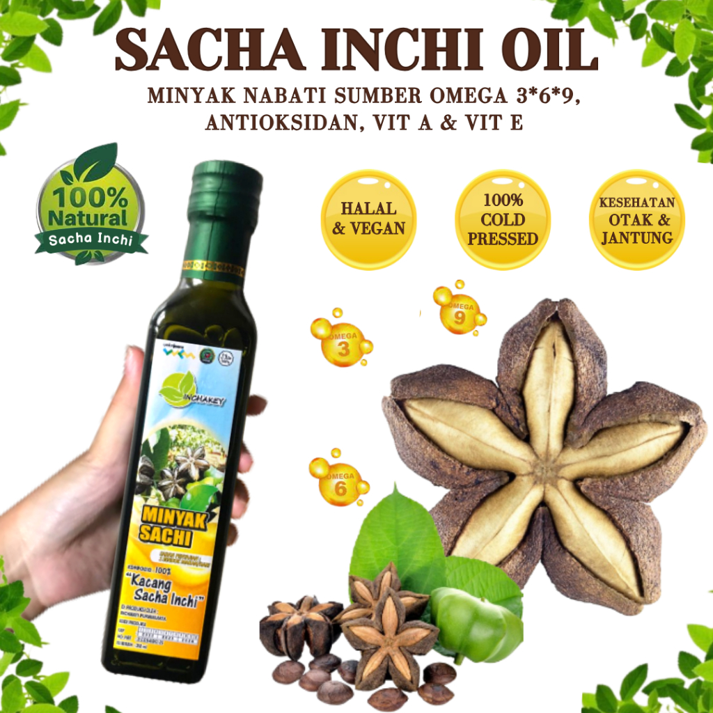 Jual minyak sacha inchi oil original minyak inchaway 250ml | Shopee ...
