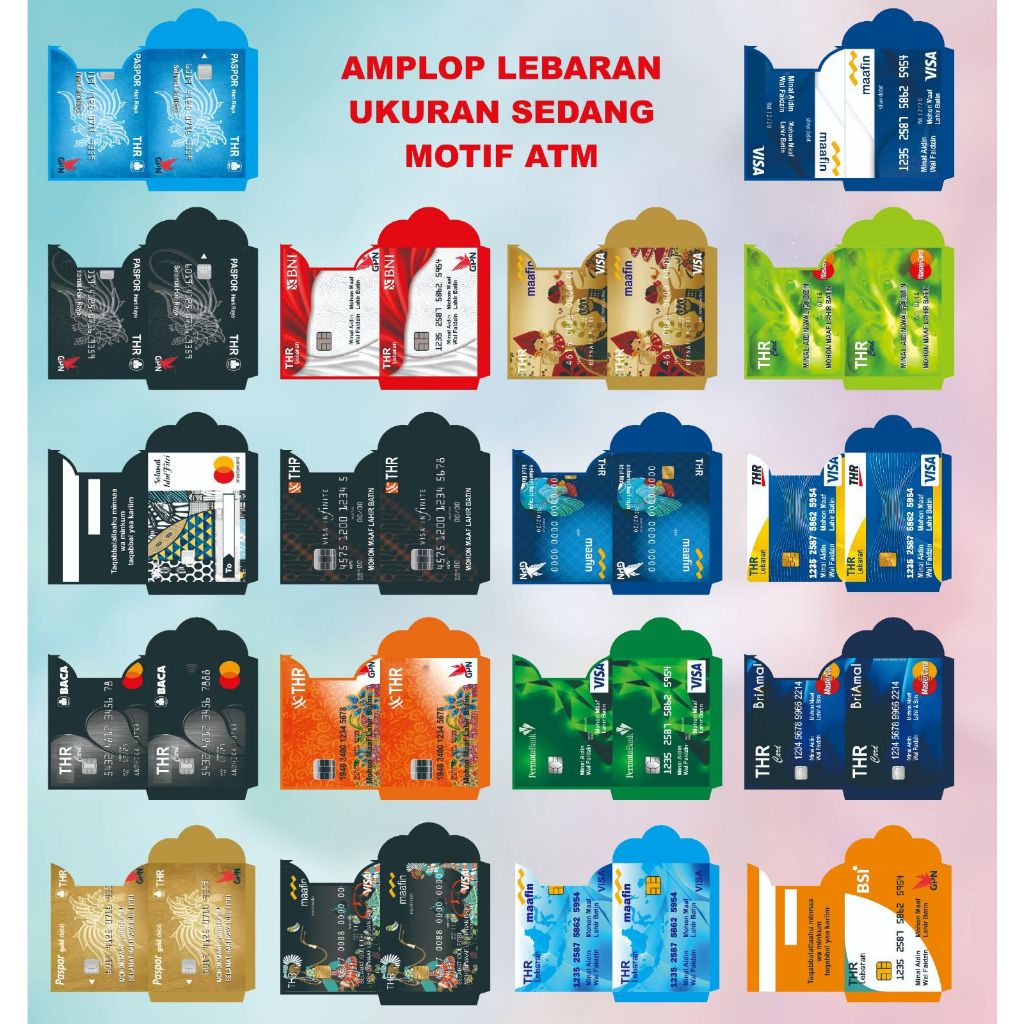 Jual Amplop Lebaran SIAP PAKAI sdh LEM (sdh kemas isi 10 LEMBAR) ukuran ...
