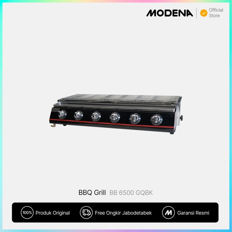 Jual MODENA BBQ Grill - BB 6500 GQBK | Shopee Indonesia