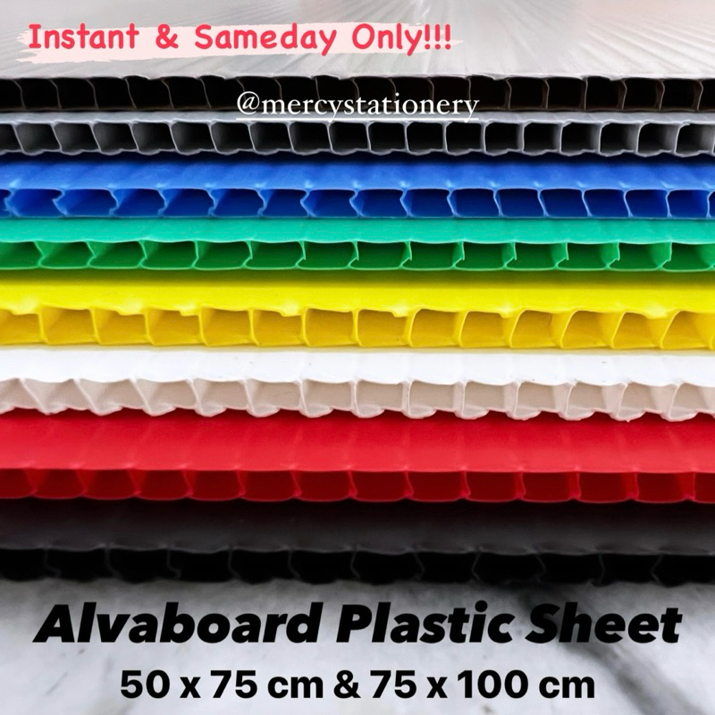 Jual Alvaboard Plastic 100x75cm Sheet 3 MM PP Impraboard Papan Plastik ...