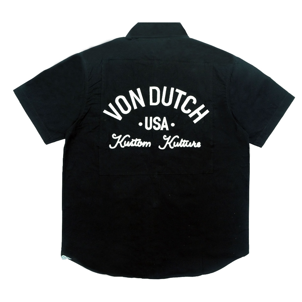 Jual Von Dutch Workshirt 0868 Black | Shopee Indonesia