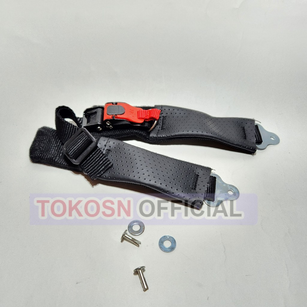 Jual Tali helm half face Gesper helm model buaya microlock | Shopee ...