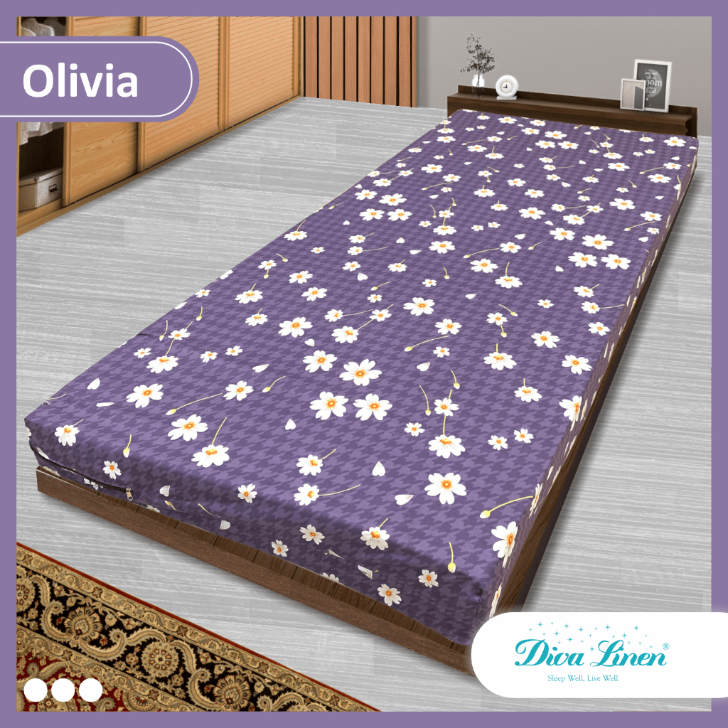 Jual Sarung Kasur Busa Resleting Anti Lecek Super Nyaman - Diva Linen ...