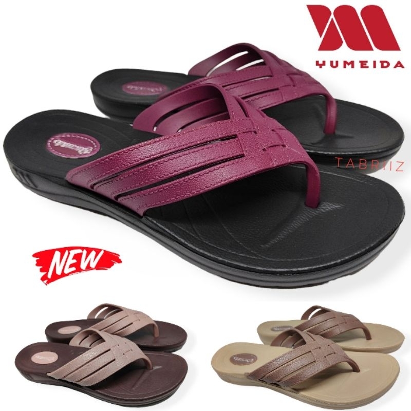 Jual Sandal Wanita Yumeida Sandal Karet Wanita Sandal Jepit wanita ...