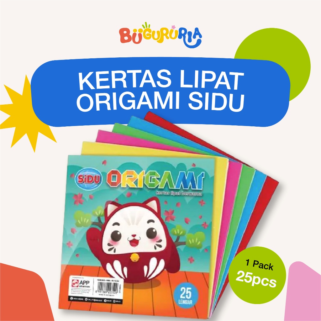 Jual Bu Guru Ria - Kertas Origami Sidu / Kertas lipat / Kertas Warna ...