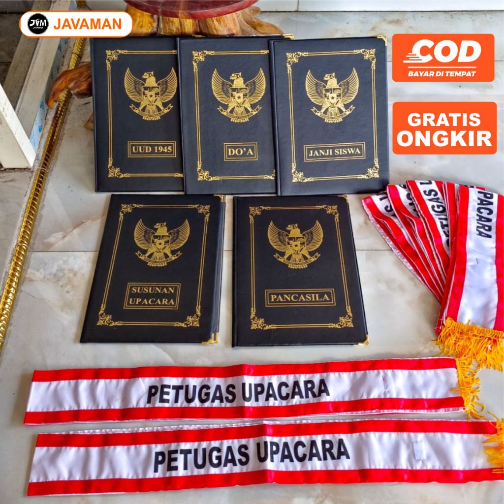 Jual MAP UPACARA 1 SET 5 MAP + 10 SELEMPANG UPACARA | Shopee Indonesia