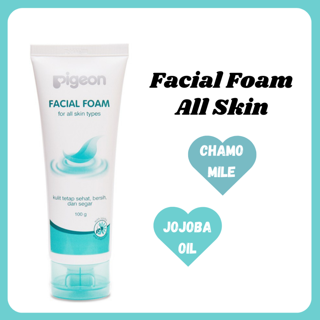 Jual Pigeon Teens Facial Foam For All Skin Type 40ml & 100ml ...