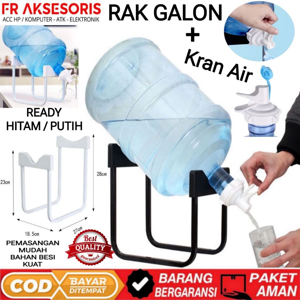 Jual KERAN AIR GALON MIRING DUDUKAN GALON DISPENSER KRAN GALON RAK ...