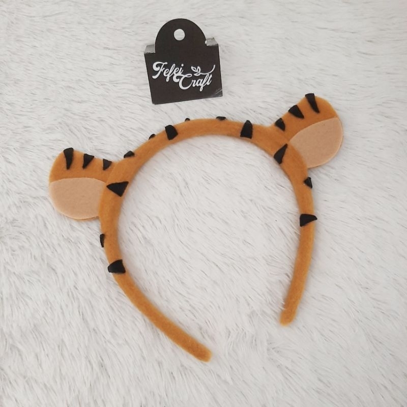 Jual Bando Binatang | Bando Anak Tema Hewan | Bando Flanel Telinga ...