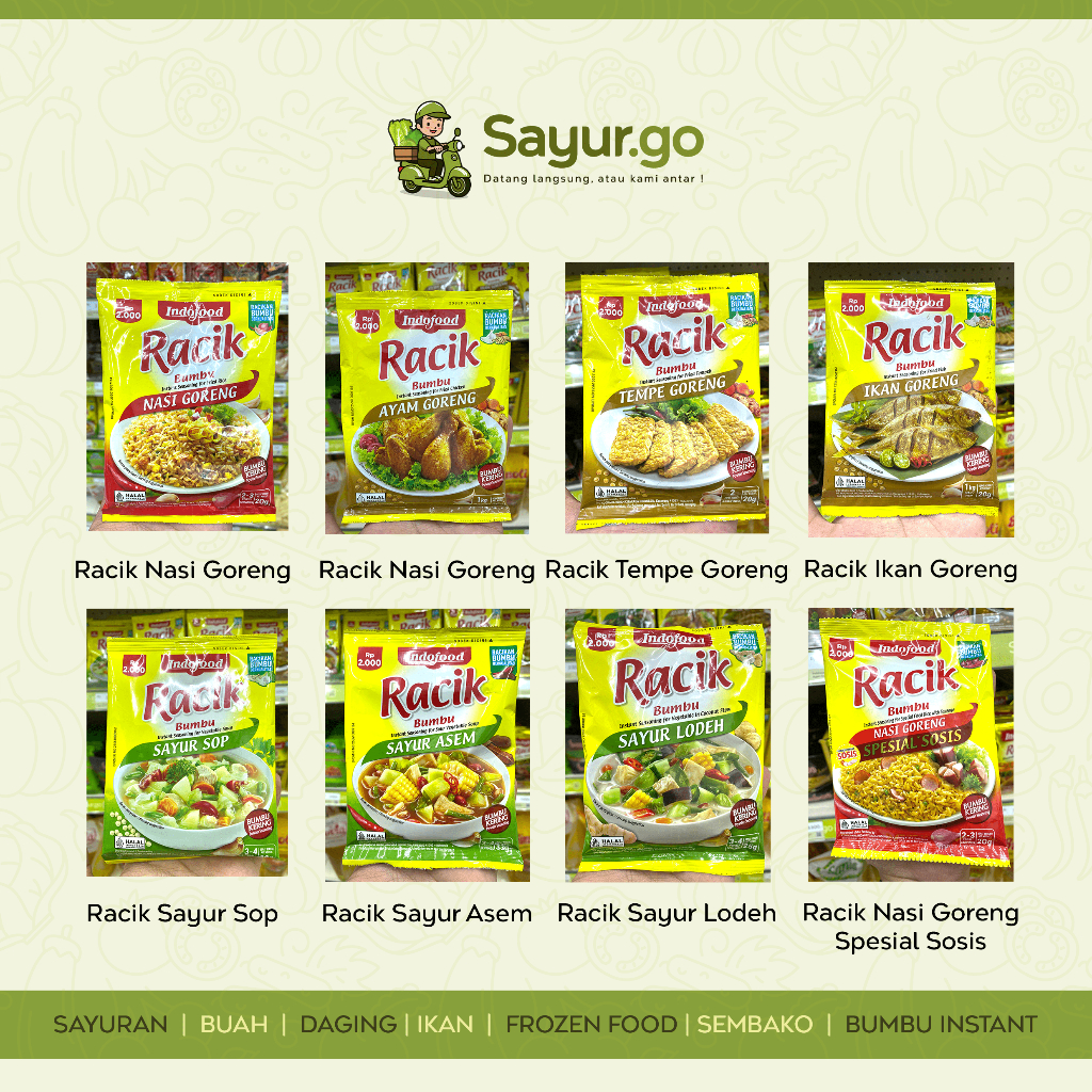 Jual Bumbu Racik All Varian | di Toko Sayurgo Bandung | Shopee Indonesia