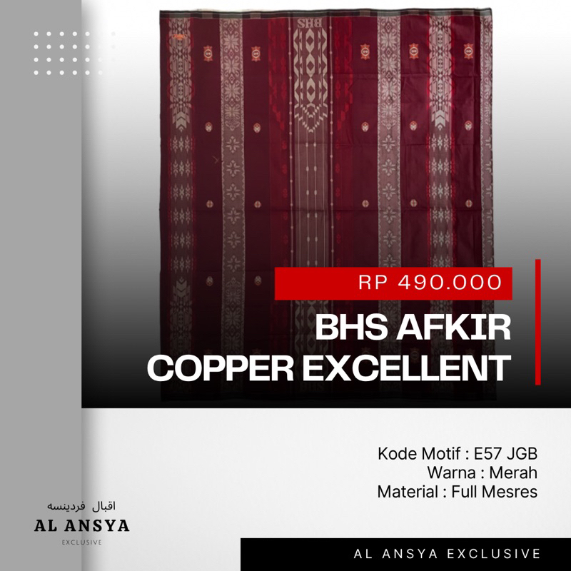 Jual SARUNG BHS AFKIR COPPER EXCELLENT | Shopee Indonesia