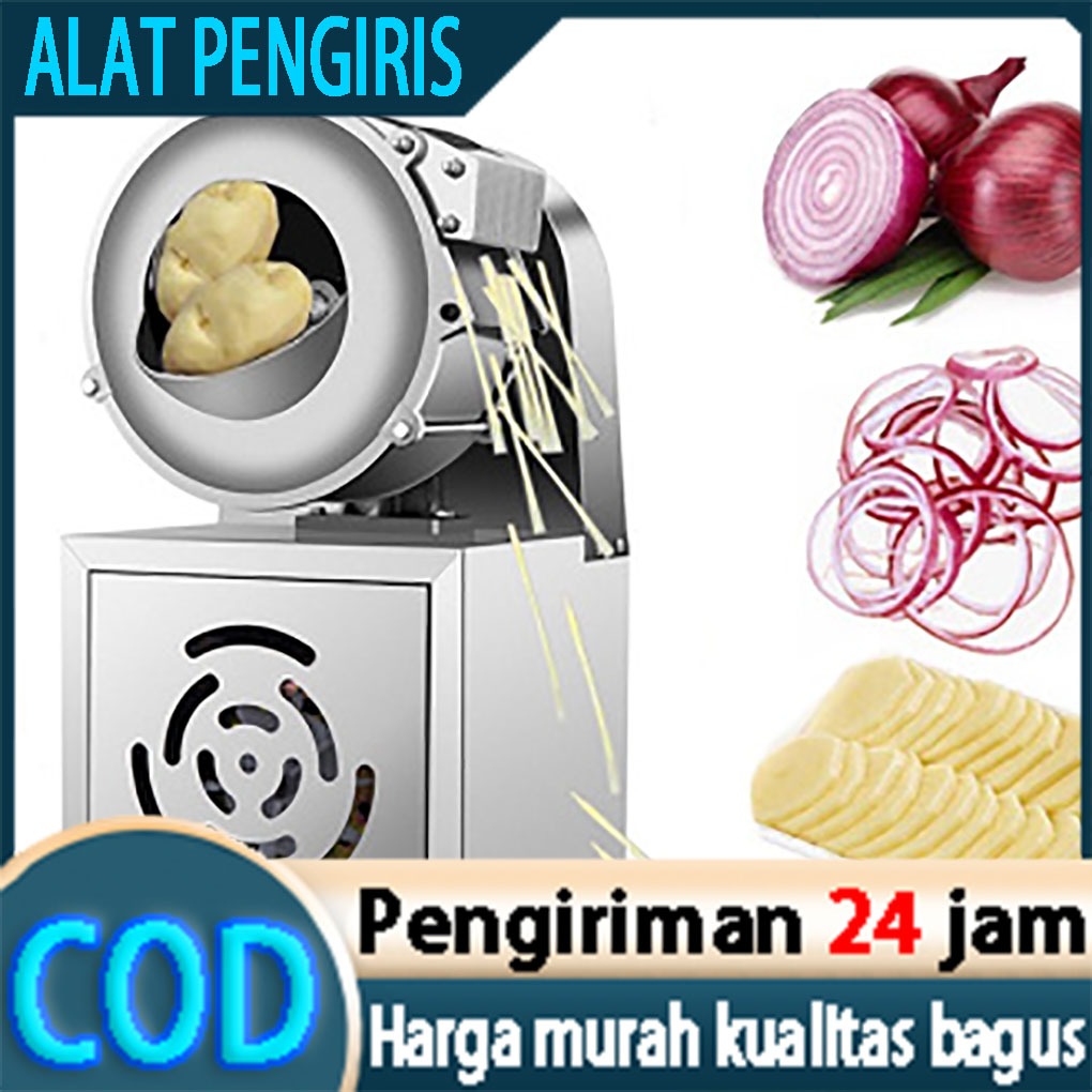 Jual Mesin Pengiris Penghancur Listrik Mesin Pemotong Sayur Dan Buah Mesin Pemotong Wortel ...
