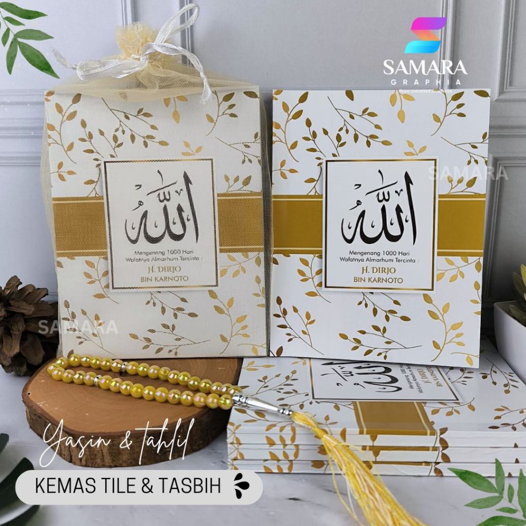 Jual Cetak buku yasin dan tahlil lengkap custom 40 harian souvenir ...