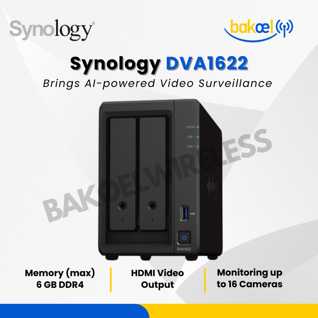 Jual Synology Diskstation DVA1622 Deep Learning NVR 2-Bay Storage Cloud ...
