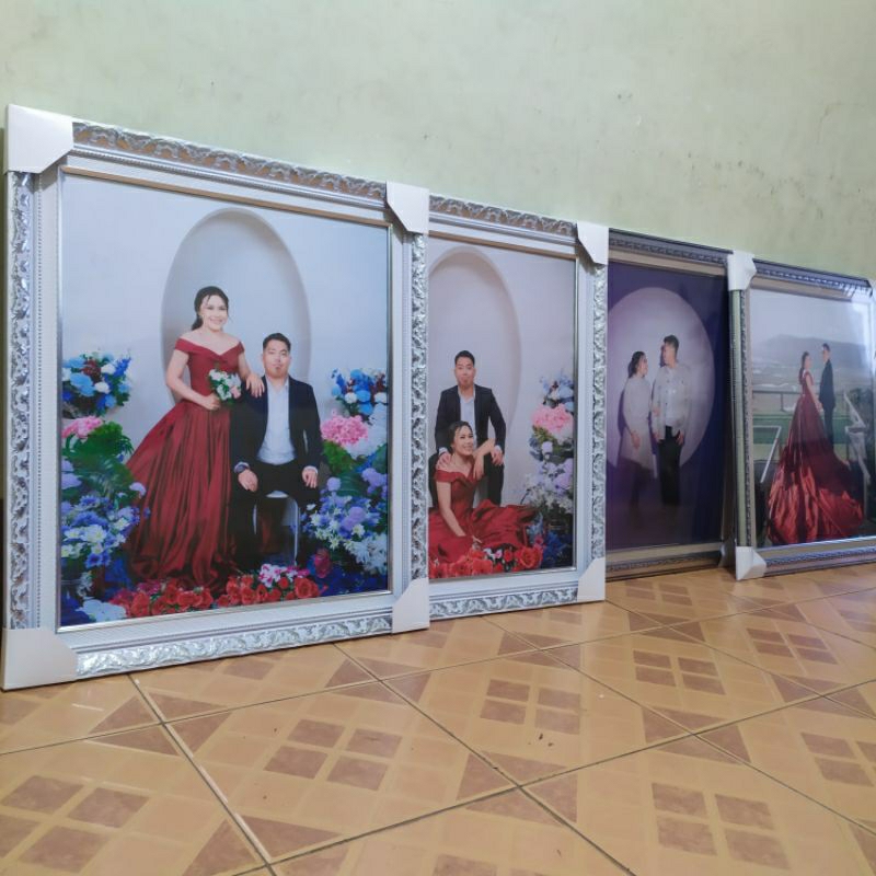 Jual Cetak Foto + Bingkai Linen (Double Frame) Ukuran 20R (50cm×60cm ...