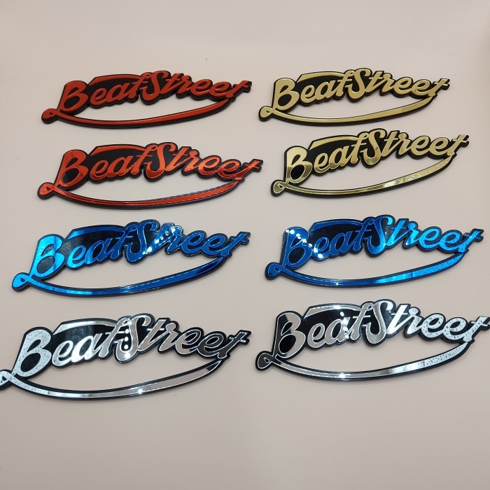 Jual Emblem Beatstreet akrilik sticker emblem Beat Street acrylic ...