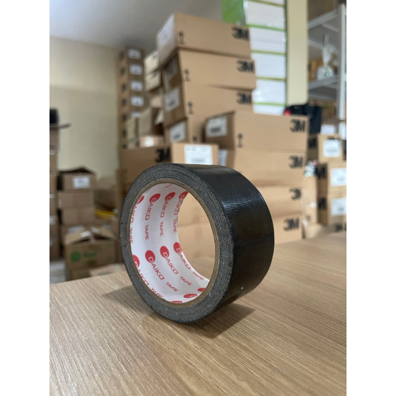 Jual Daiko lakban jilid lakban kain hitam 48 mm x 12 meter | Shopee ...