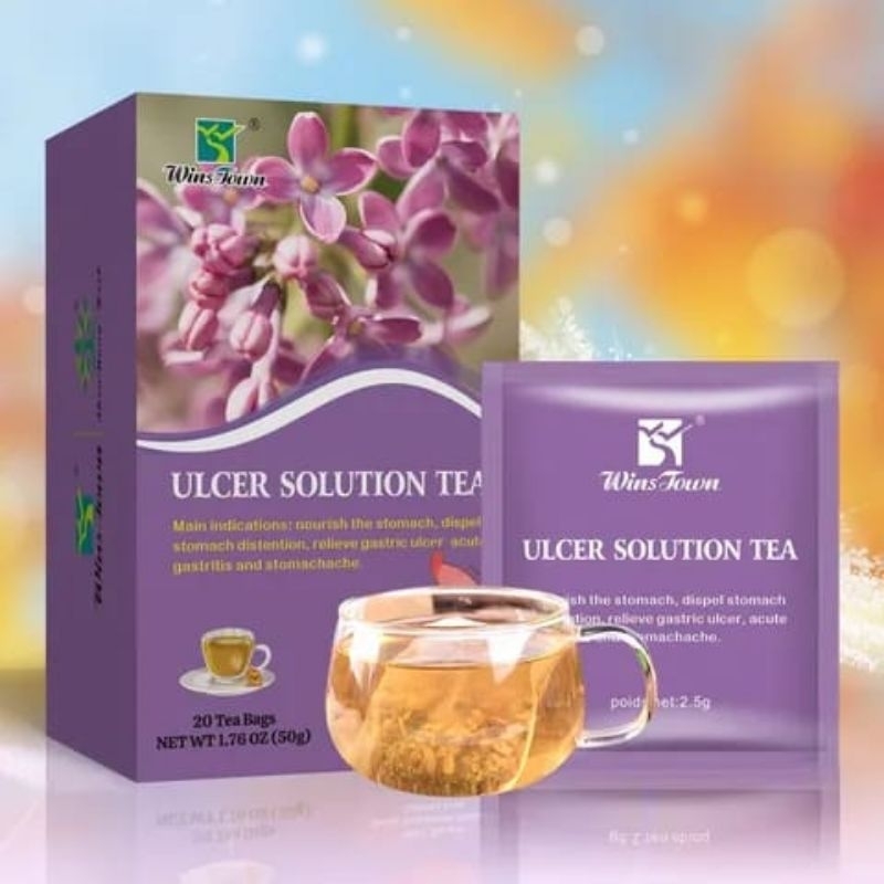 Jual ulcer solution tea, teh untuk maag, teh untuk lambung, teh herbal ...