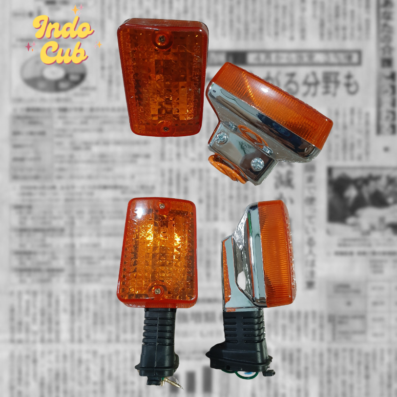 Jual Lampu Sign Sein Super cub 50 C700 C800 Chrome | Shopee Indonesia