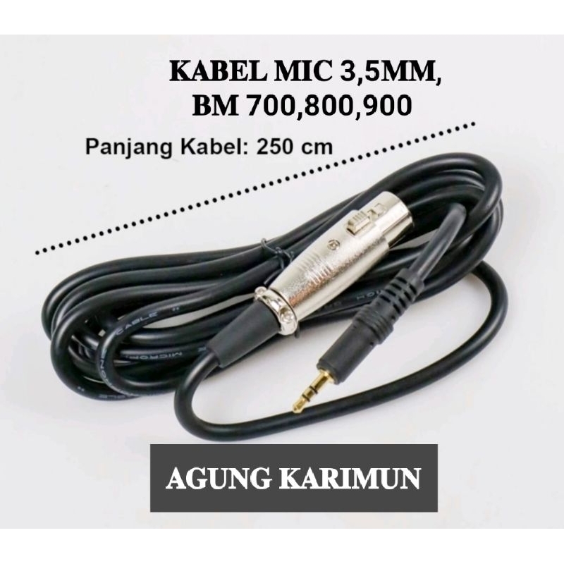 Jual KABEL MIC 3,5MM, BM 700,800,900 ORIGINAL TEBAL | Shopee Indonesia