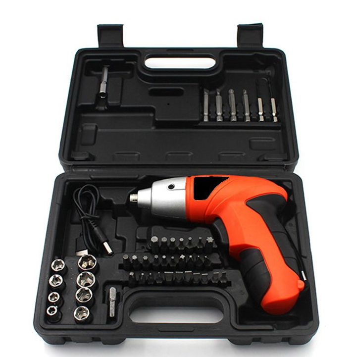 Jual Paket Bor Listrik Cordless Electric Drill Screwdriver 46 PCS ...