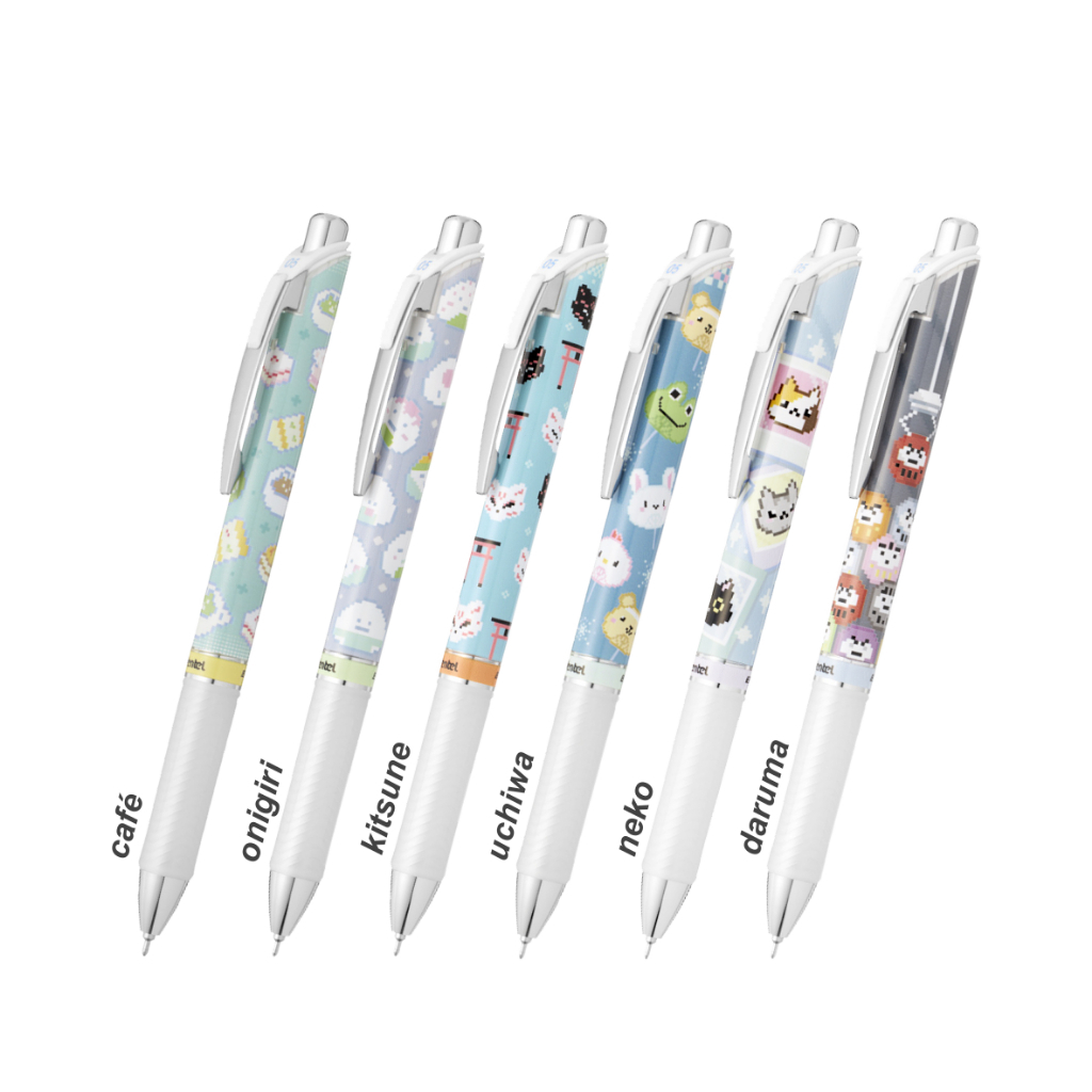 Jual Pulpen Gel Pentel Energel Kawaii Pixel | Shopee Indonesia