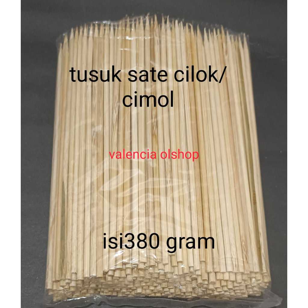 Jual Tusuk sate cilok tusuk sate cimol panjang 15cm isi 380gram ...