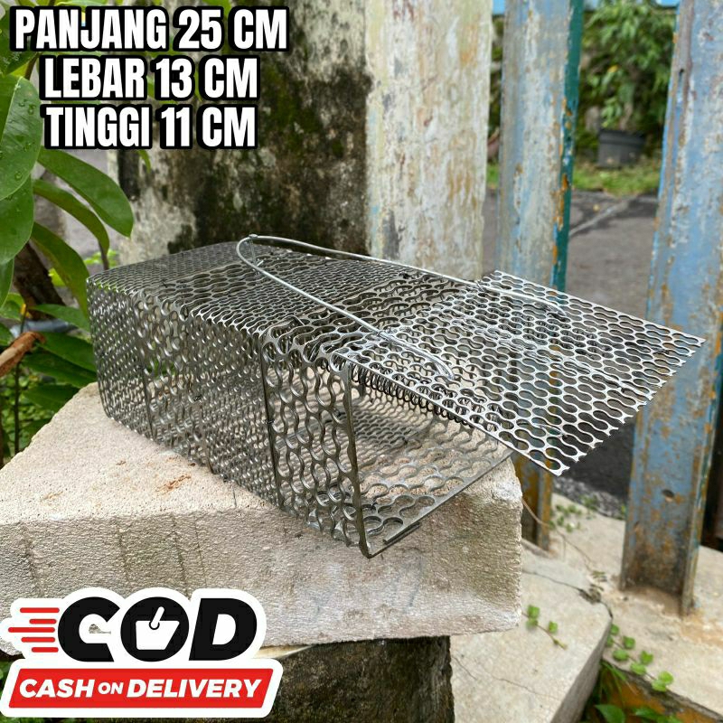 Jual (TEBAL) PERANGKAP JEBAKAN TIKUS BAHAN FULL BESI - ALAT PERANGKAP ...