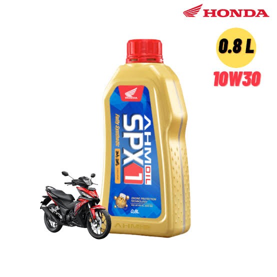 Jual AHM Oil SPX1 SAE 10W-30 API-SL,JASO,MA Ukuran 800ML | Shopee Indonesia