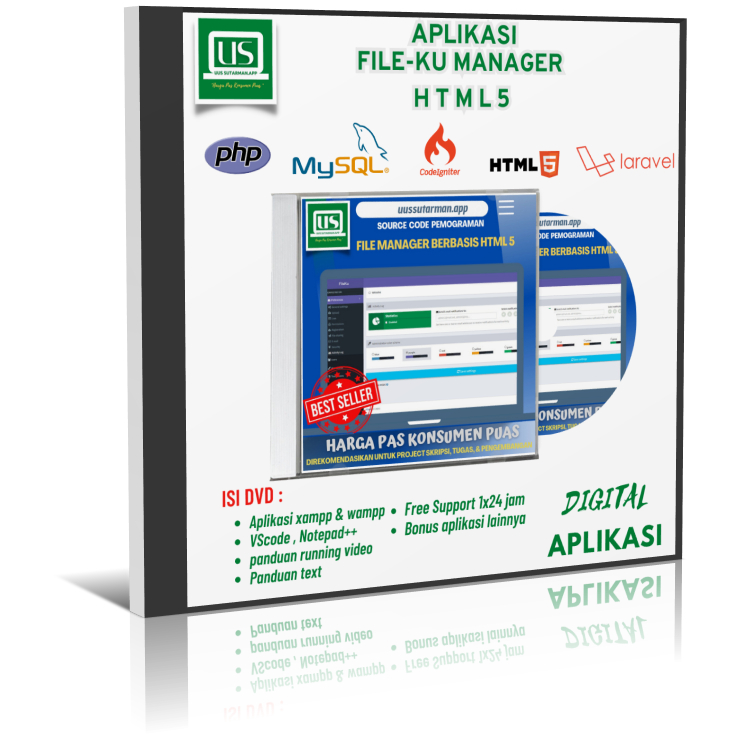 Jual Source Code Web File Manager Multi User & File Sharing Berbasis ...